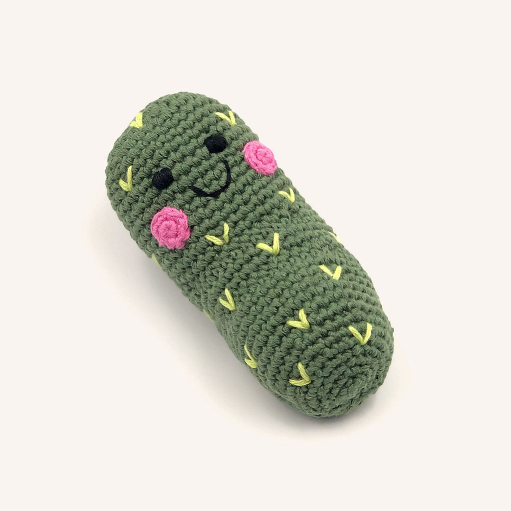 Pebble Toy Pickle Rattle | Stuffed Pickle Toy | Kahiniwalla ...