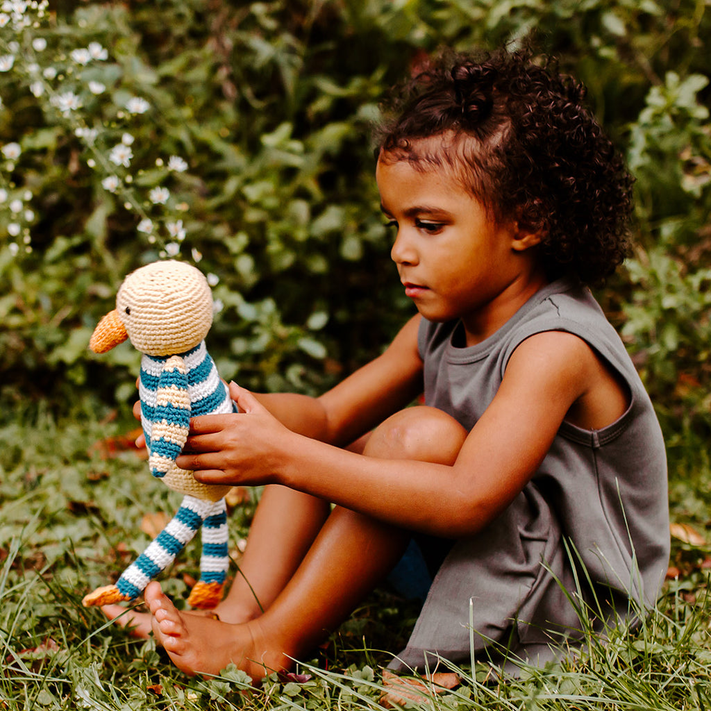 Pebble Baby Duck Toy | Yellow Duck Rattle | Kahiniwalla – Kahiniwalla x ...